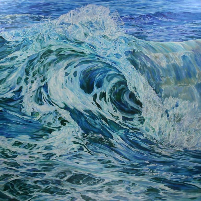 THE GREAT WAVE Painting by Peter Goodhall | Saatchi Art