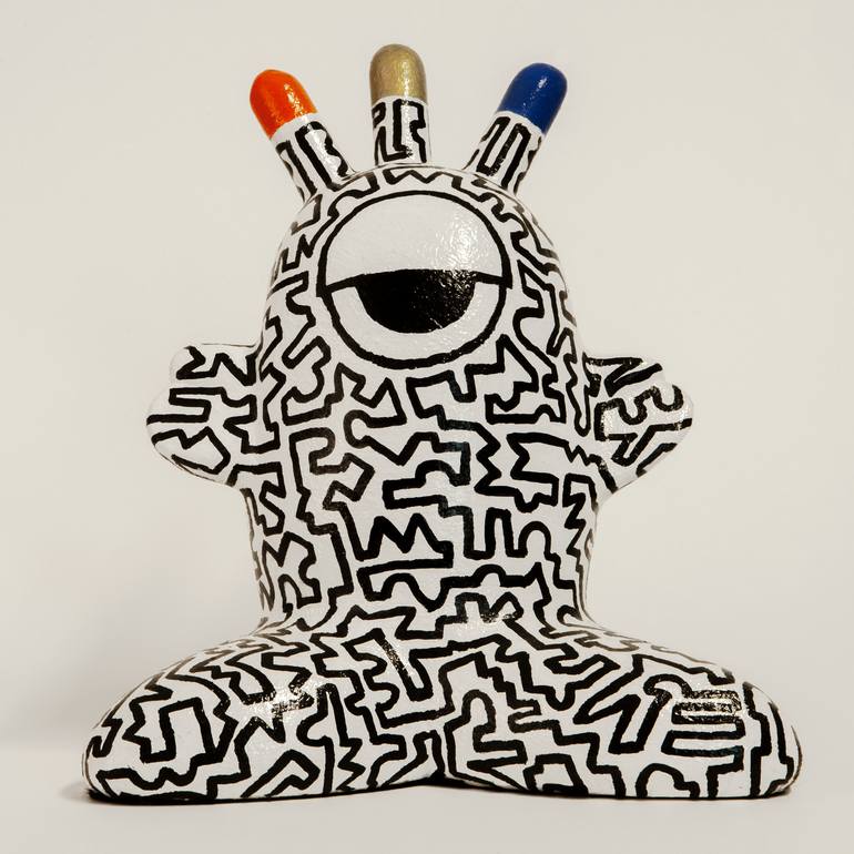 Little Monster Sculpture by Wim Heesakkers | Saatchi Art