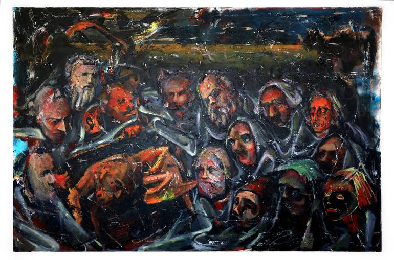 Birth of madness Painting by Daniel Man | Saatchi Art