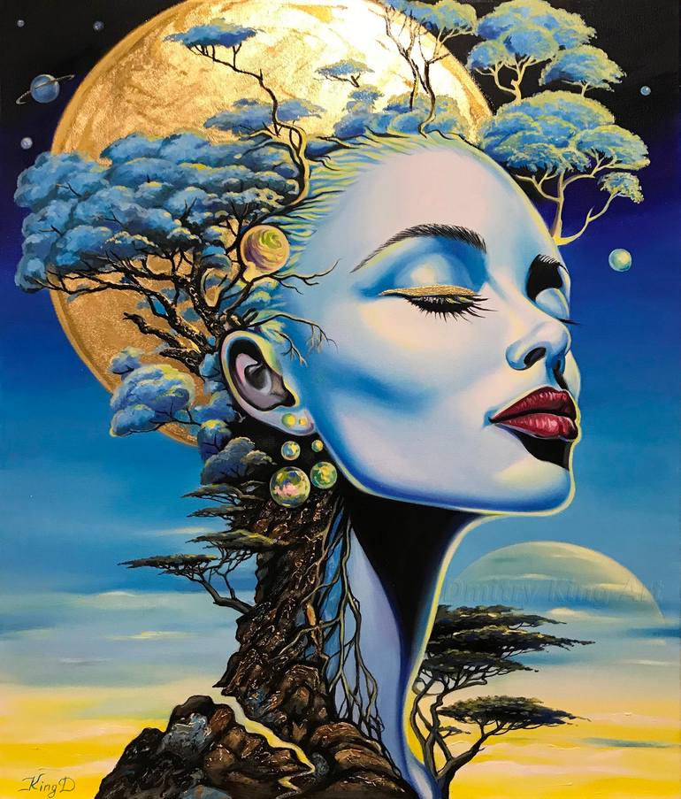 Celestial Painting by Dmitry King | Saatchi Art