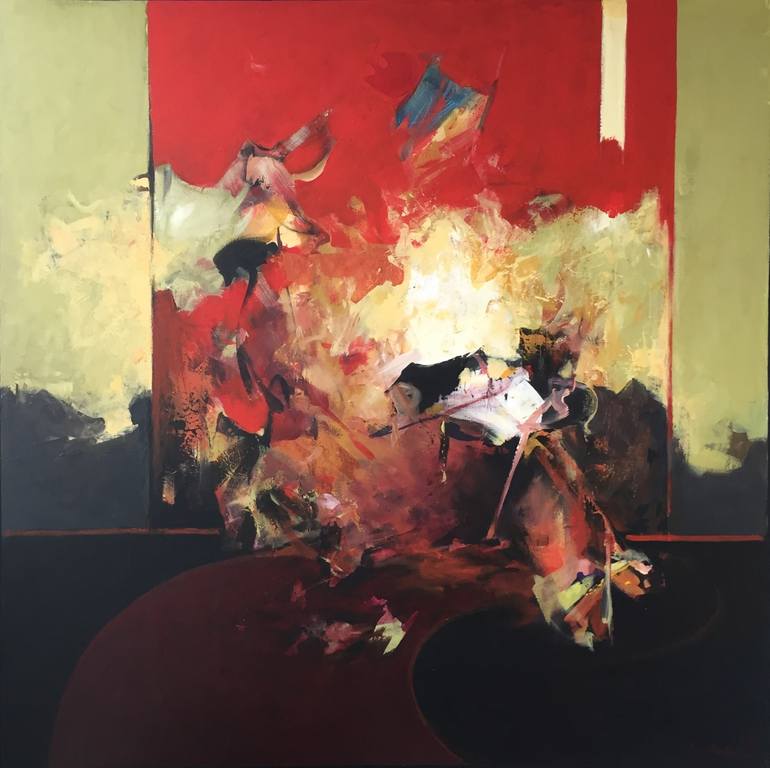 The Scene Painting by Adrian Buba | Saatchi Art