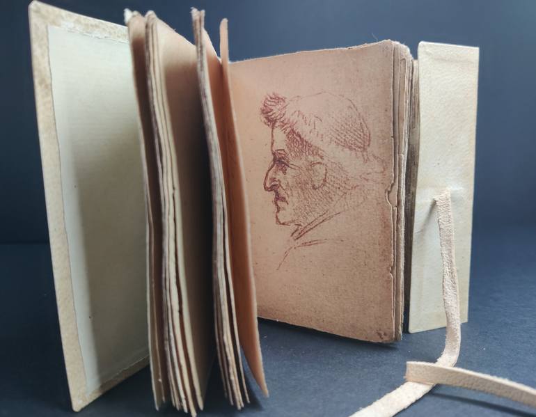 Leonardo da Vinci, Replica of Codex Forster II Sculpture by Marco ...