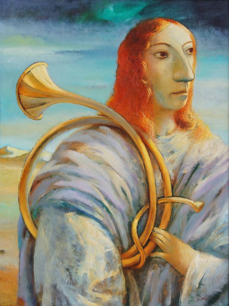 Archangel Painting by Alexander Daniloff | Saatchi Art