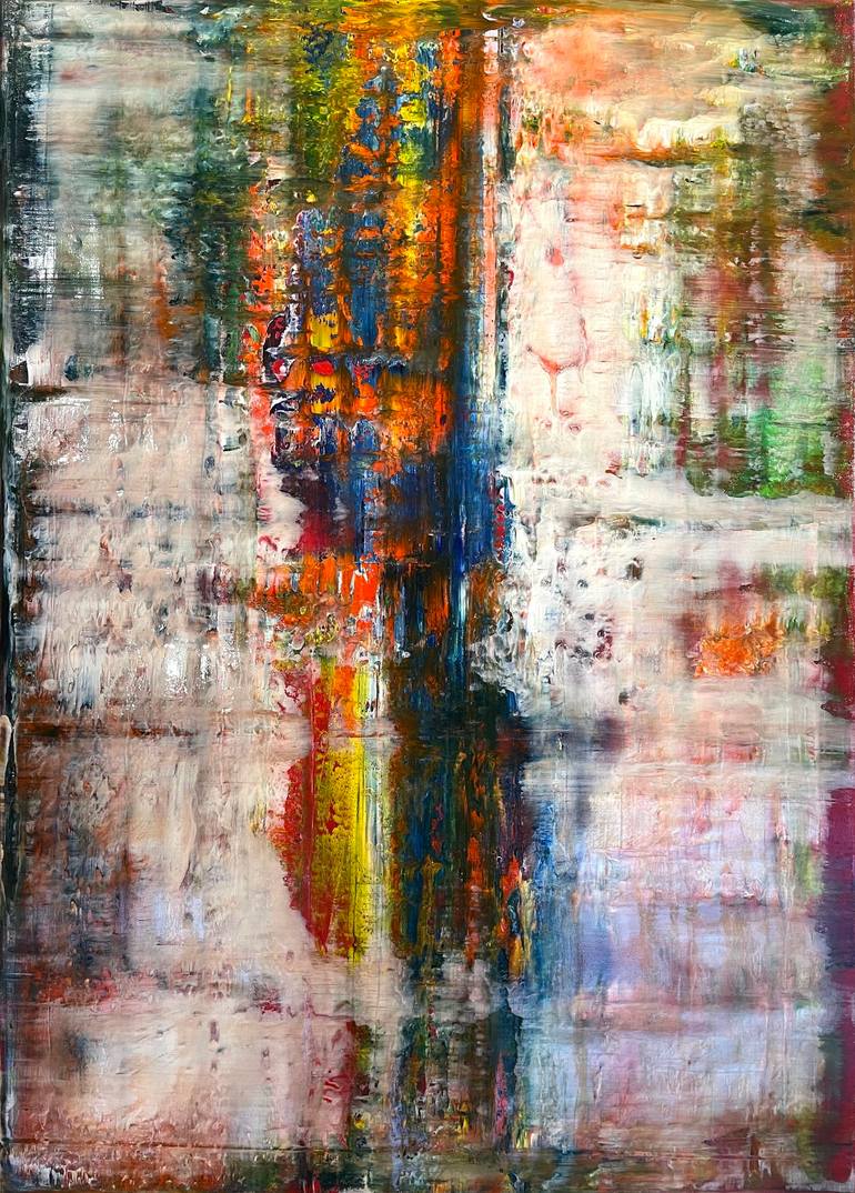 reflection 31, abstract informal no 2053-5 Painting by Robert H N Rich ...