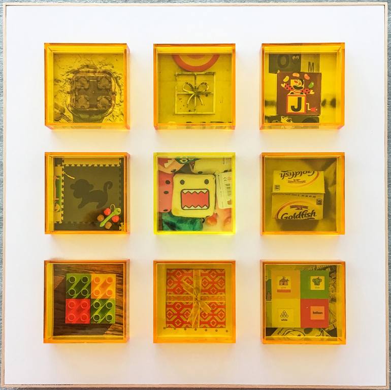 GEOM-P4 Collage by Richard Conti | Saatchi Art