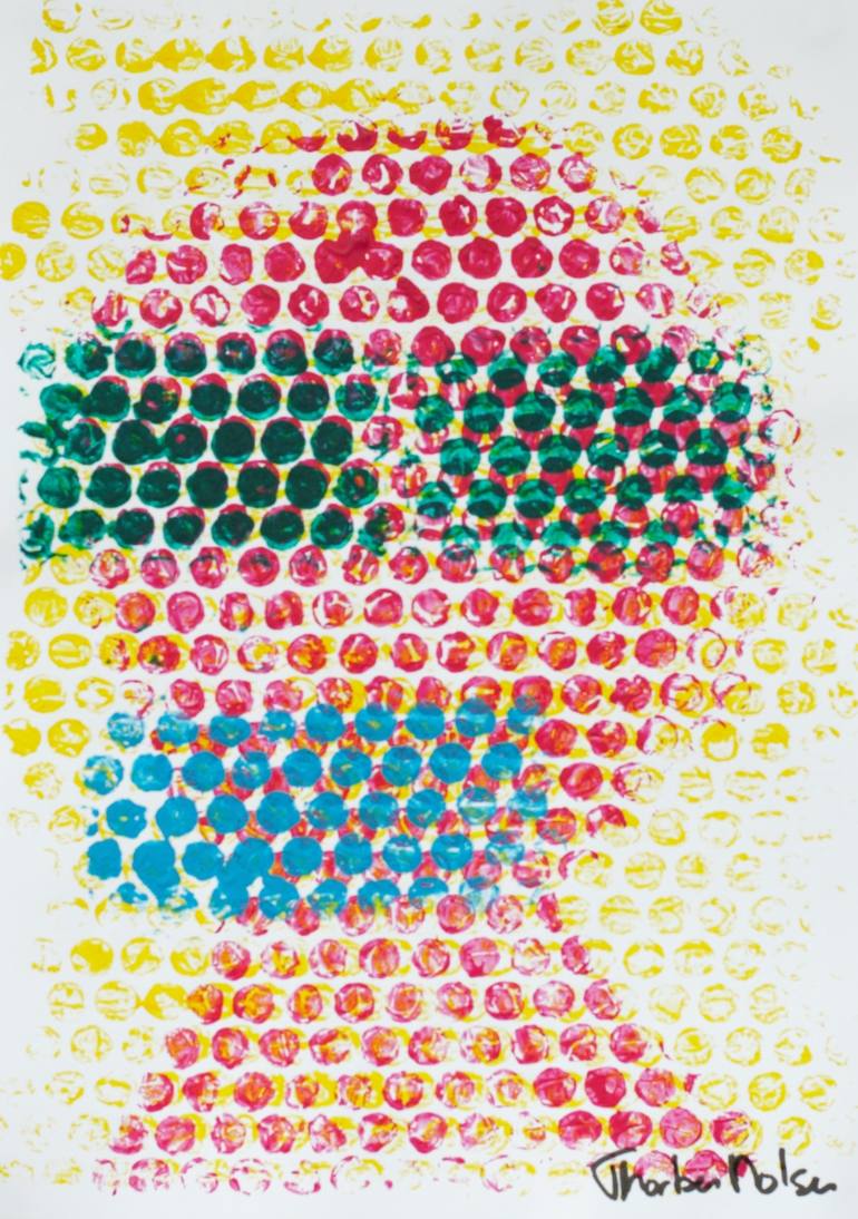 Face #98 Painting by Thorben Nolsen | Saatchi Art