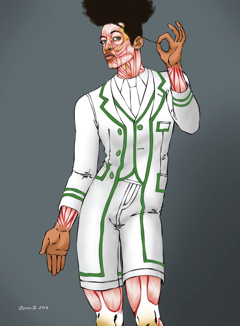 Thom Browne Spring/Summer 2017 Drawing by Odvar Daley | Saatchi Art