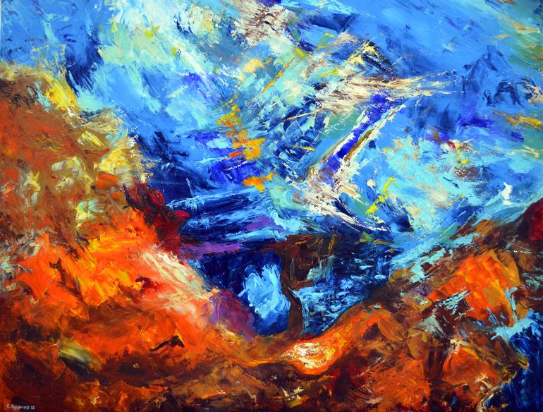Legzira Painting by Sergey Lutsenko | Saatchi Art