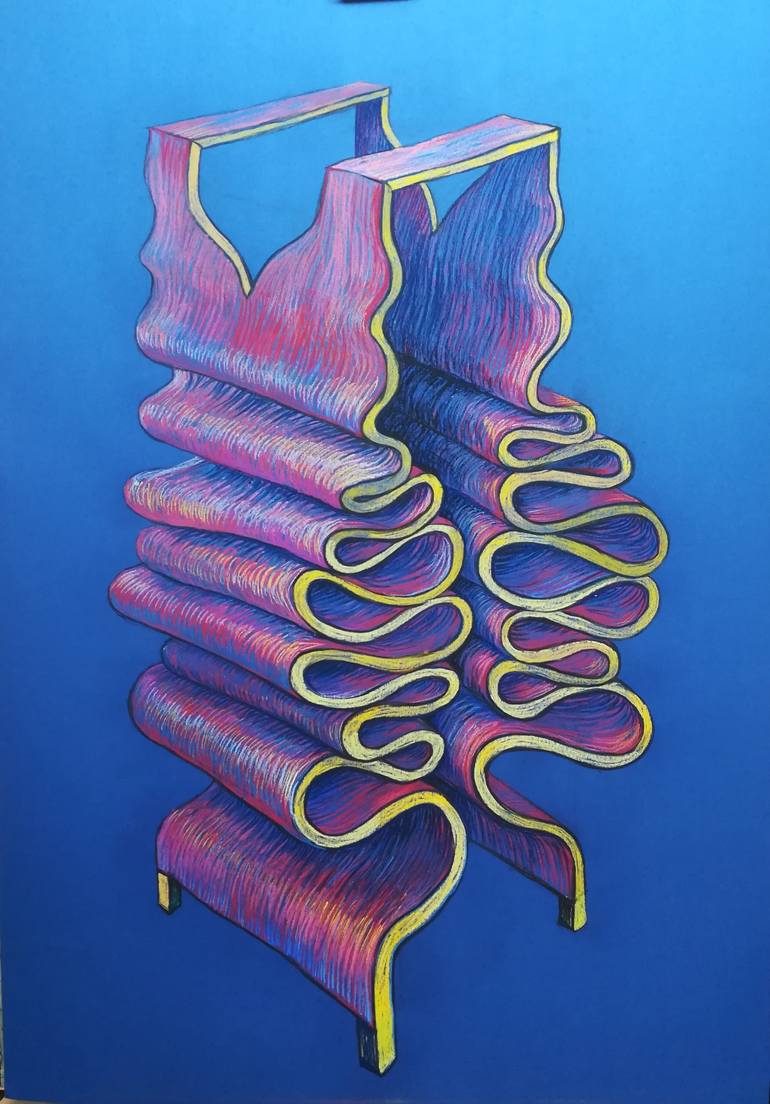 Curvy Drawing by Filip Grkovic | Saatchi Art