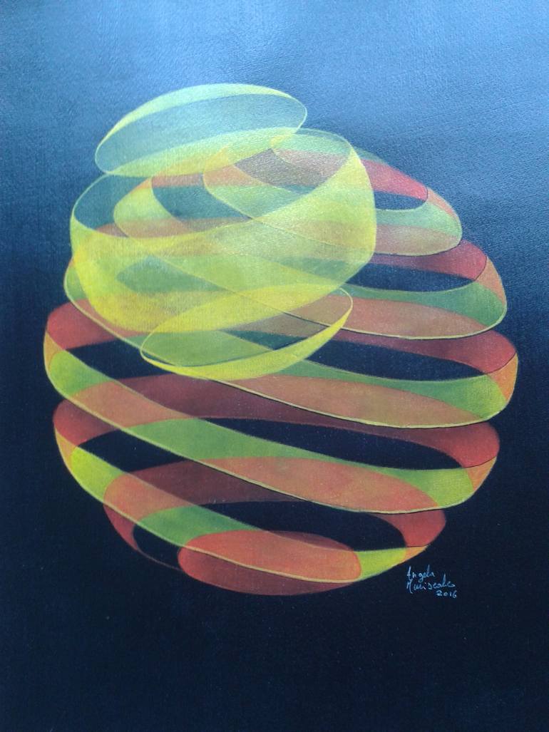 Spheres Painting by Angela Miniscalco | Saatchi Art