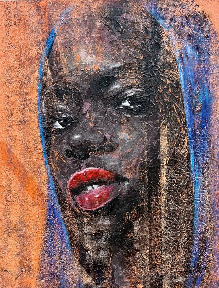 Radiant Boldness Painting by Olawuyi Oluwole | Saatchi Art