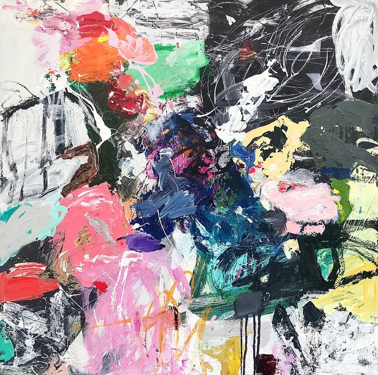 Mayhem Painting by Karen Reid | Saatchi Art