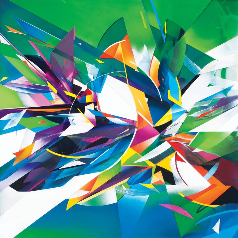 Mutualism Painting by Moises Ortiz | Saatchi Art