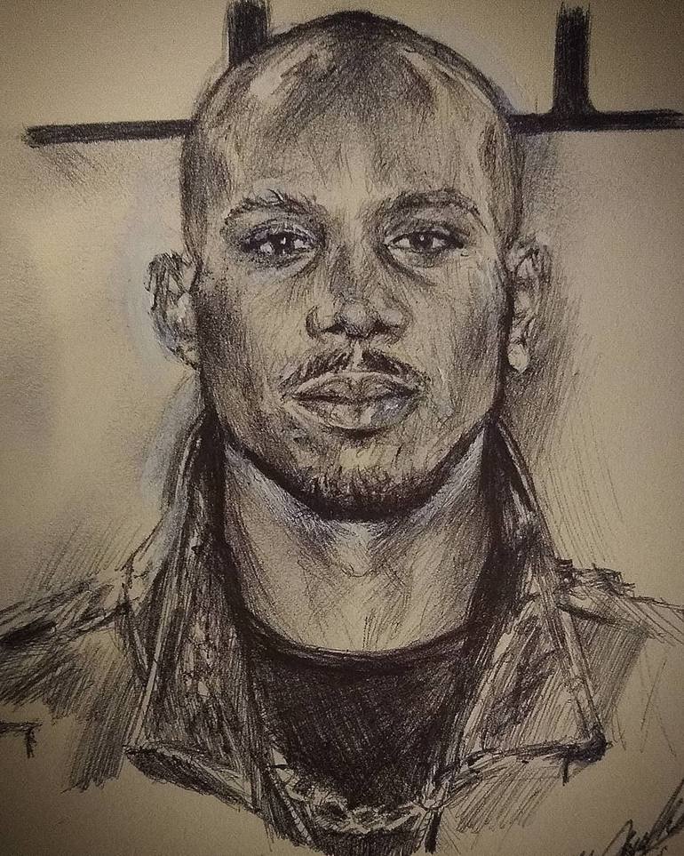 DMX Drawing by Billy Jackson | Saatchi Art