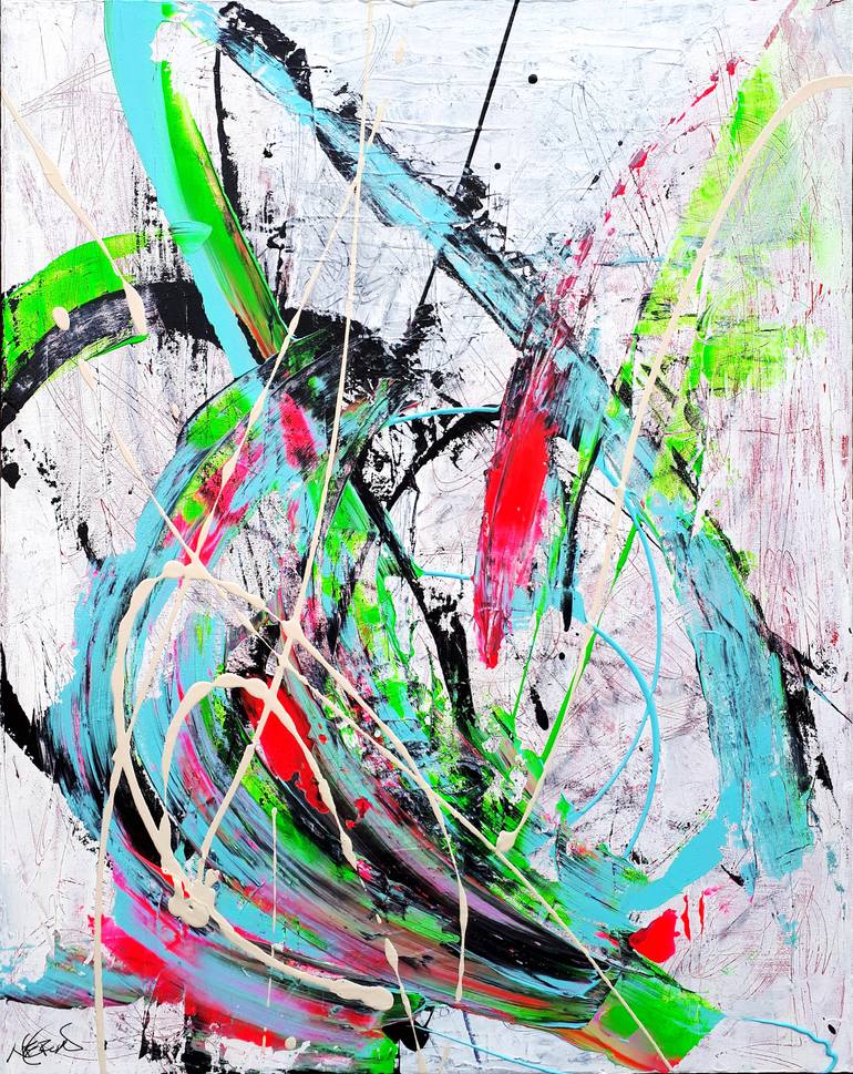 ZITTER Painting by Audrey Néron | Saatchi Art