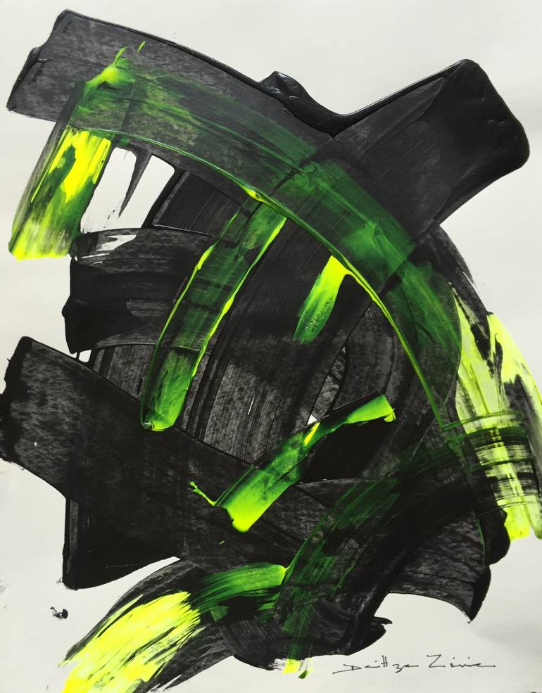 Stagnant Painting by Danittza Zimic | Saatchi Art