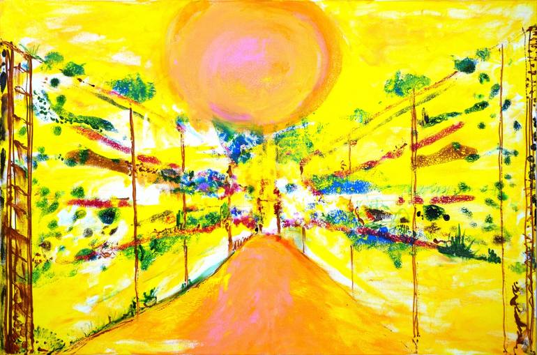 Organic Isle Painting by Michael Todd Morrison | Saatchi Art