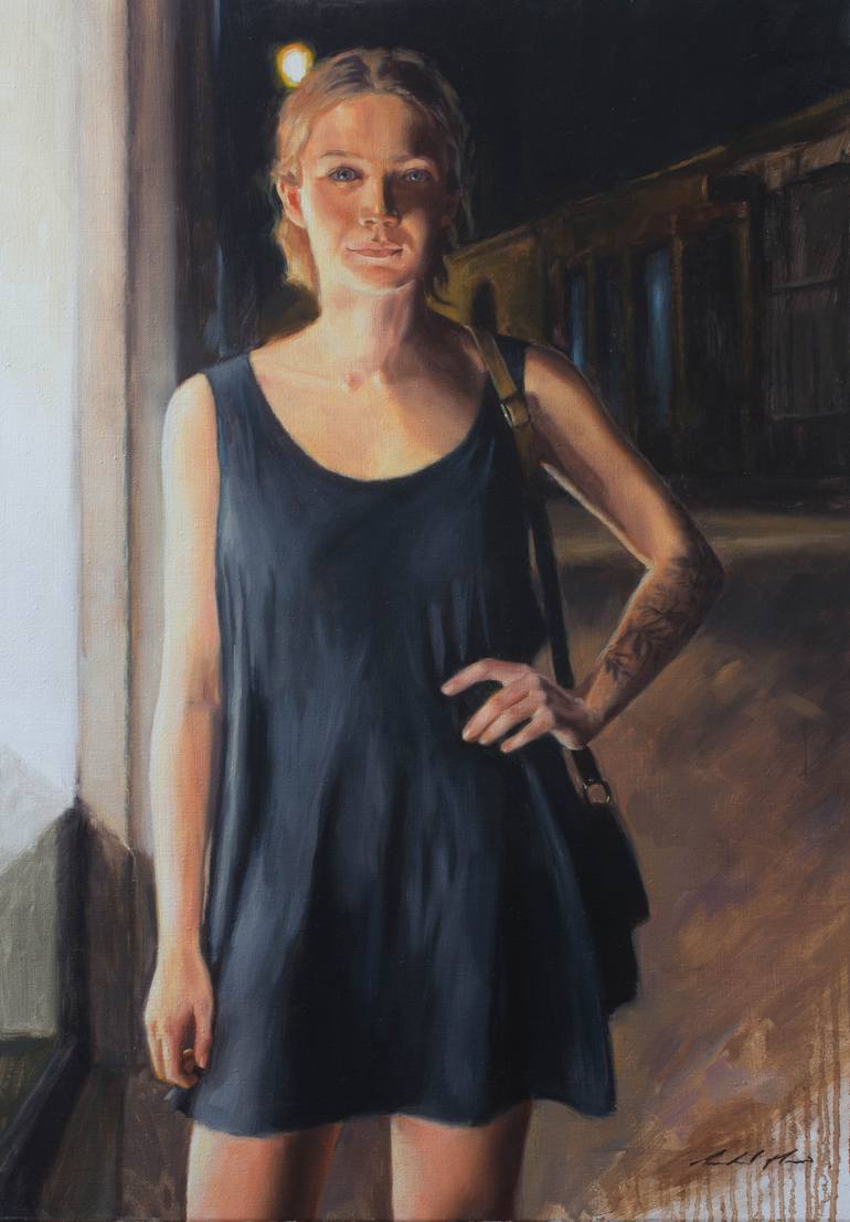 Self Be Your Lantern Painting by Richard Mauro | Saatchi Art