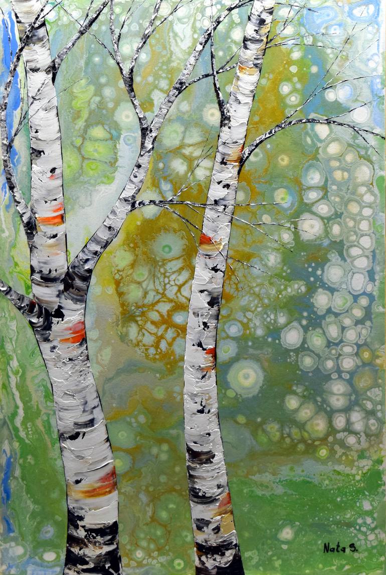 Spring is here Painting by Nataliya Stupak | Saatchi Art