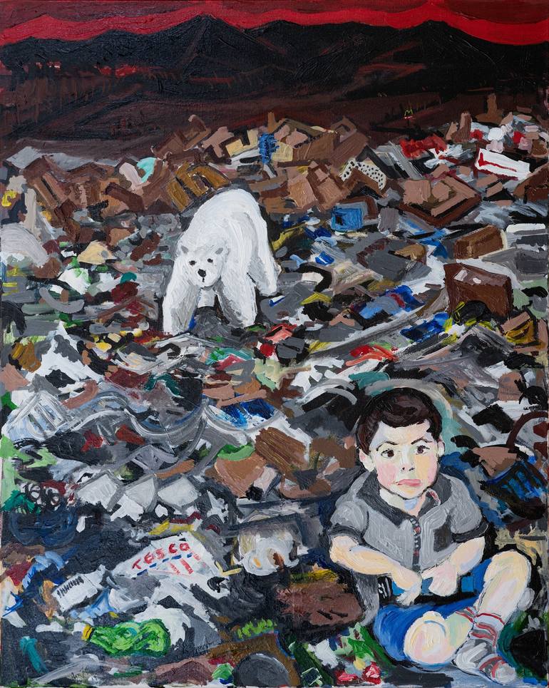 Anthropocene (2019) Painting by Christopher T Roberts | Saatchi Art