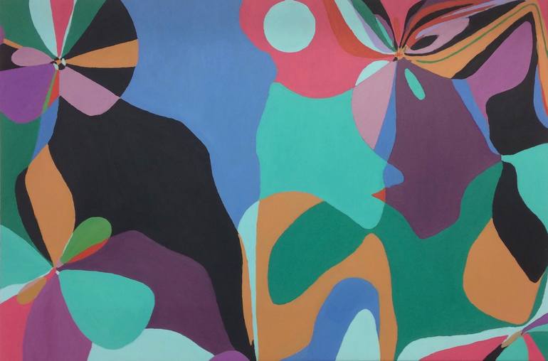 In the Still of the Night (Jazz Series) Painting by Maria Rogers ...