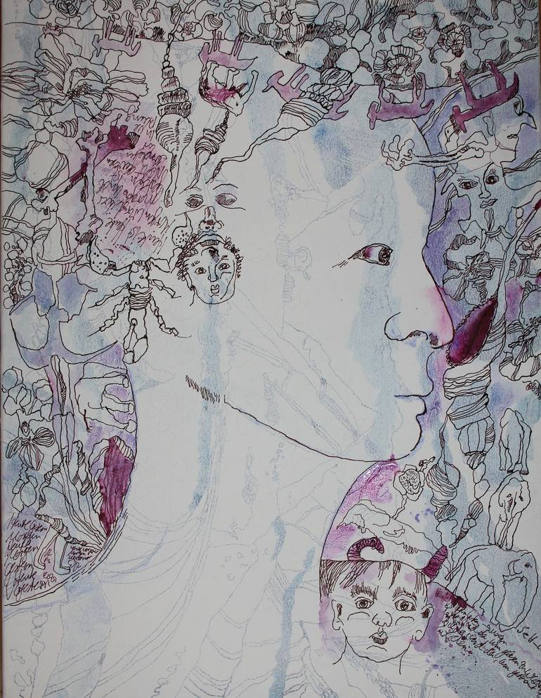 Remember in Yesterday Drawing by Susanne Haun | Saatchi Art