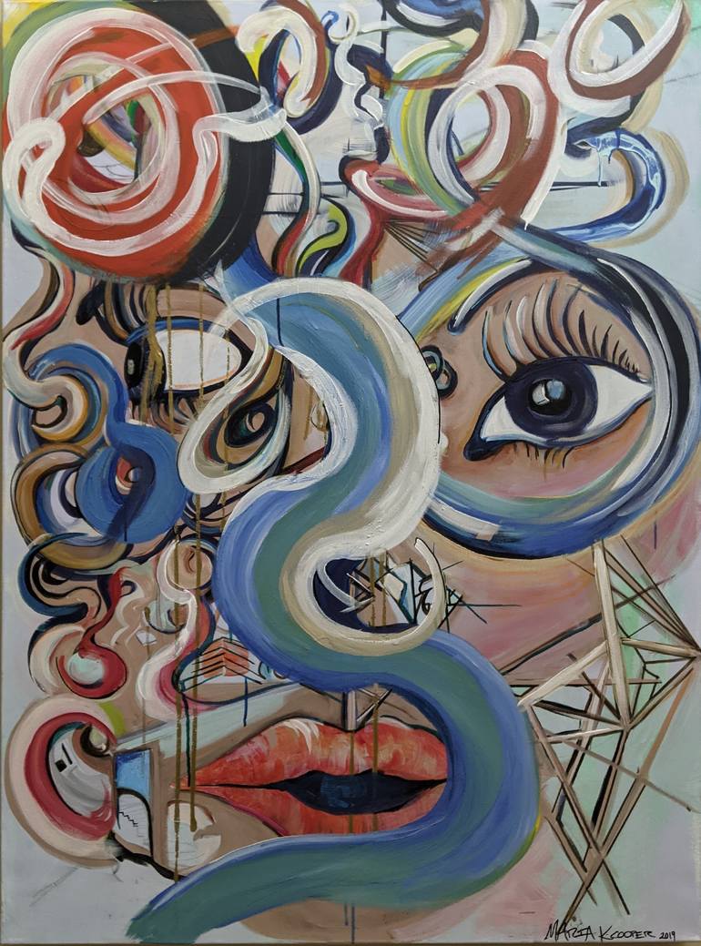 Unseen Time Painting by Maria Cooper | Saatchi Art