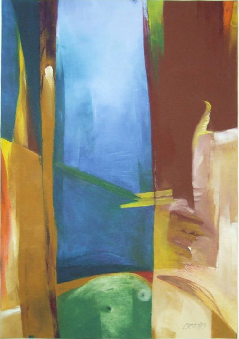 The sentry Painting by Csendes Csaba | Saatchi Art