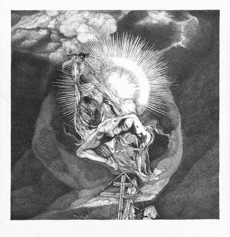 Dancing in the shining of the Morning Star Drawing by Artem Grigoryev ...