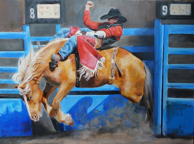 Blonde Bombshell Painting by Sarah Kennedy | Saatchi Art
