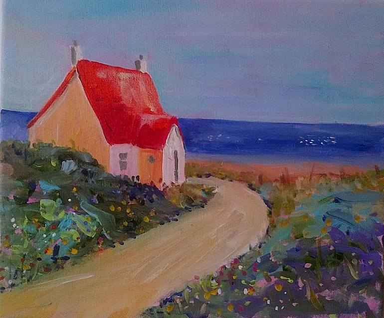 A Summer Place (SOLD) Painting by Janet Cockerill | Saatchi Art