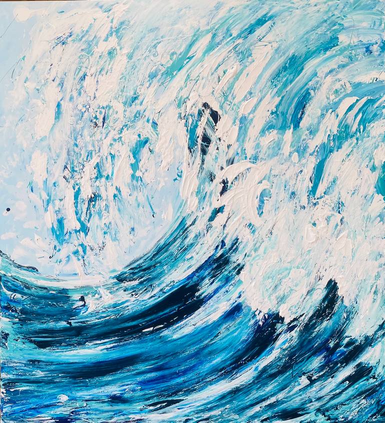 Wave Series - Swell Painting by Annette Spinks | Saatchi Art