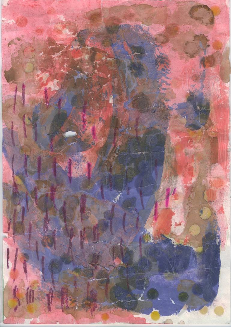 Paper diary/emotional map Painting by Bogi Bíró | Saatchi Art