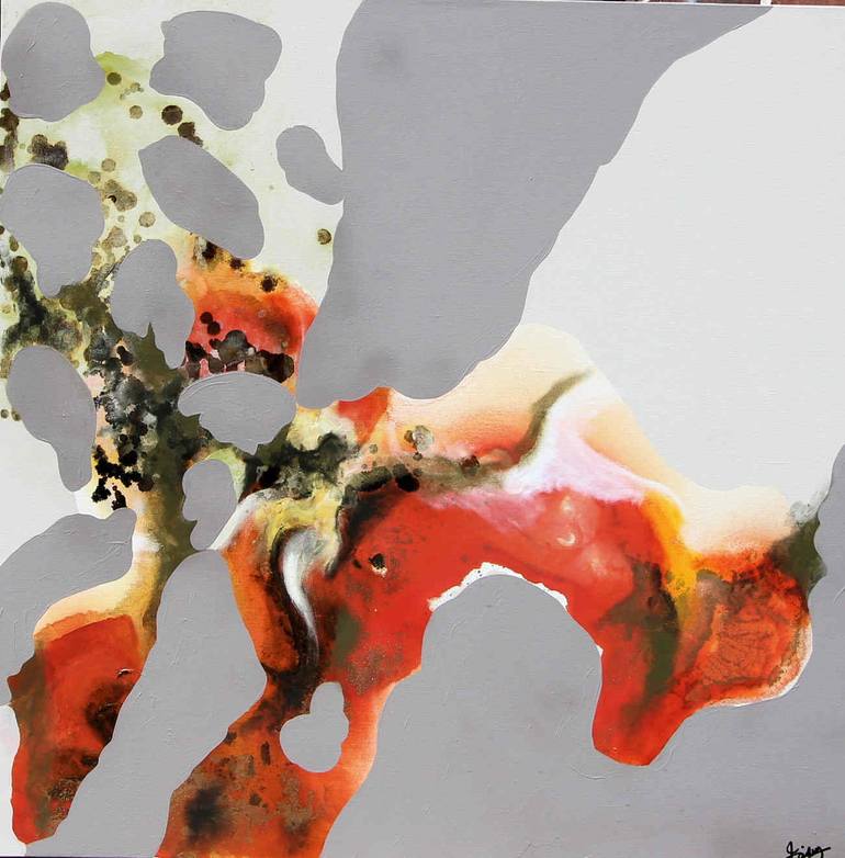 DANCING WITH CHAOS Painting by Julie Dailey | Saatchi Art