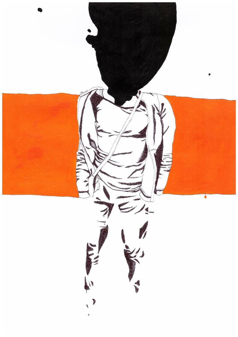 Disappearing memory Drawing by Karolina Kawa | Saatchi Art