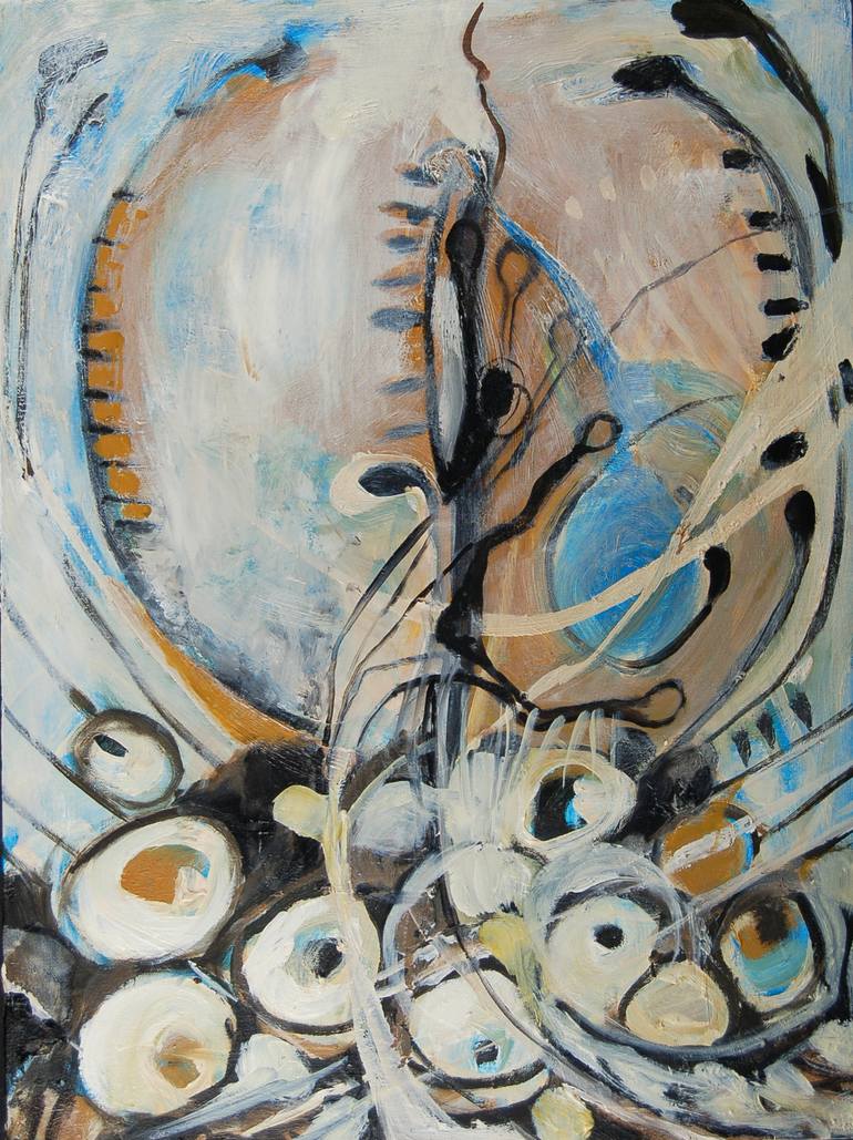 Eggs in One Basket Painting by Mary Begley | Saatchi Art