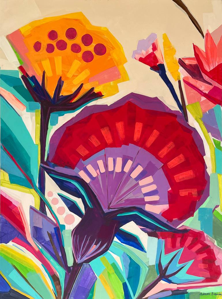 Colors of Mexico Painting by Alma Ramirez | Saatchi Art