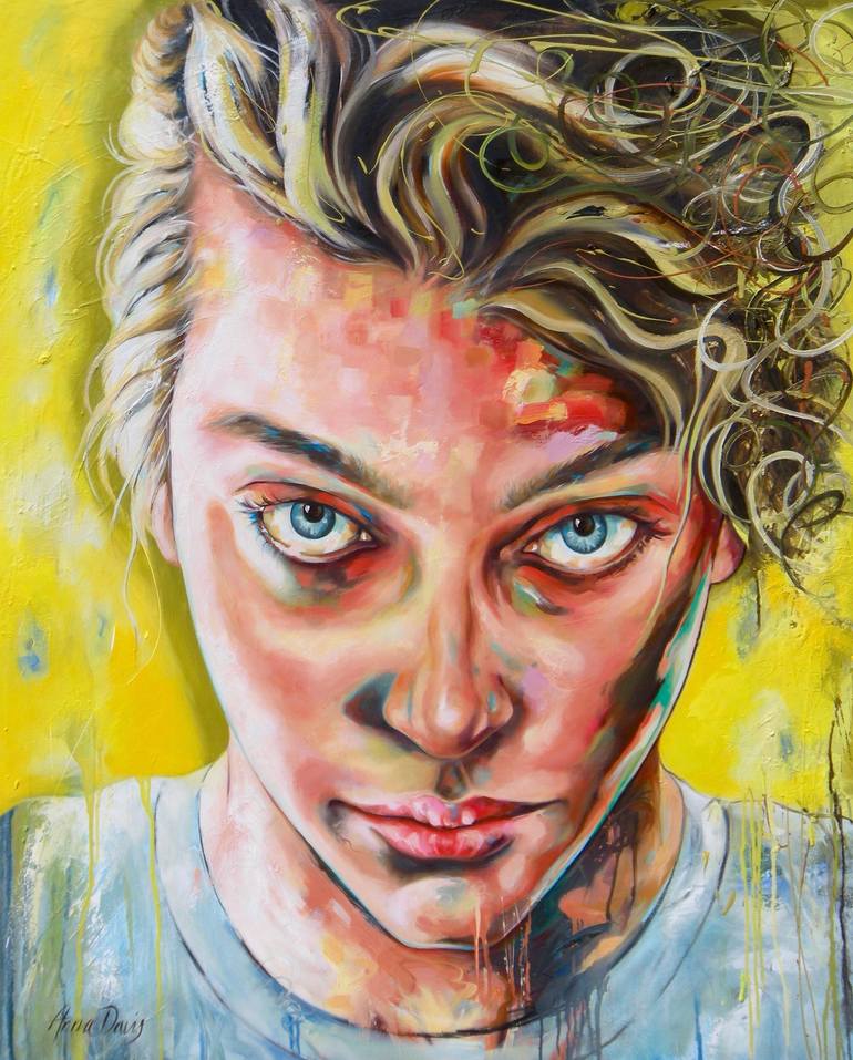 Lauren Painting by Anna Davis | Saatchi Art