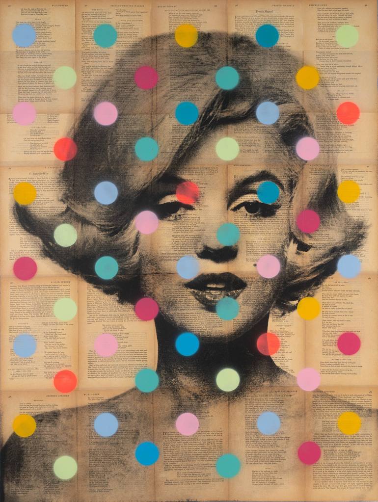 Marilyn Monroe Painting by Dane Shue | Saatchi Art