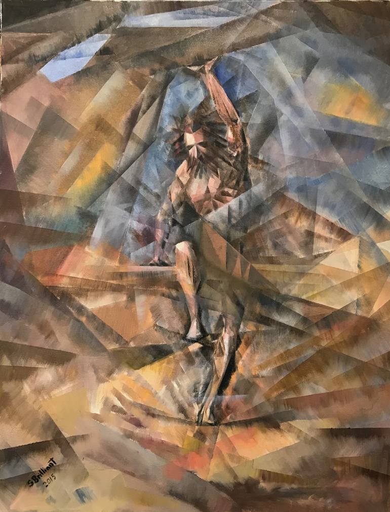 Samson Painting by Shalom Brilliant | Saatchi Art