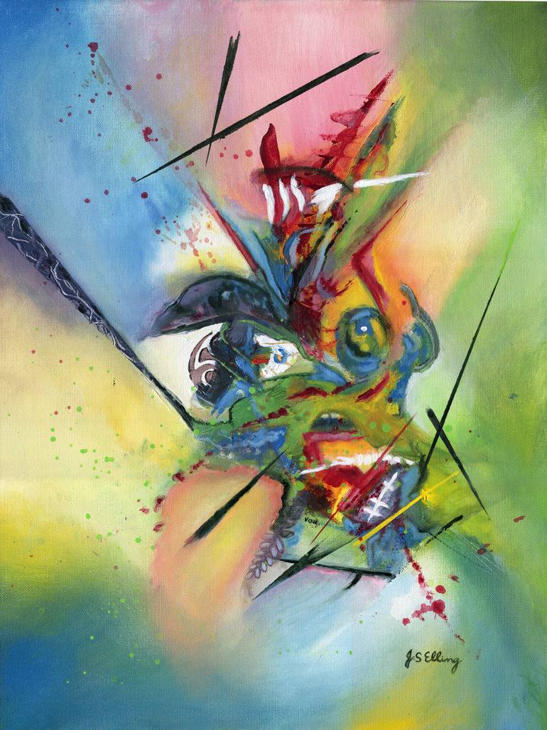 Peer Pressure Painting by J S Ellington | Saatchi Art