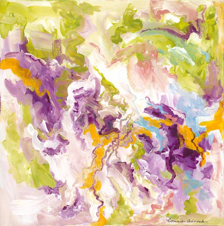 Oh Be Joyful! Painting by Connie Adcock | Saatchi Art