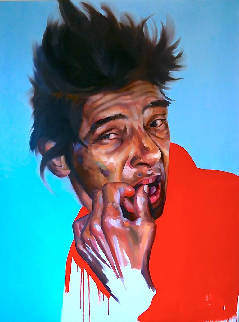 Homeless_1 Painting by Kristoffer Evang | Saatchi Art