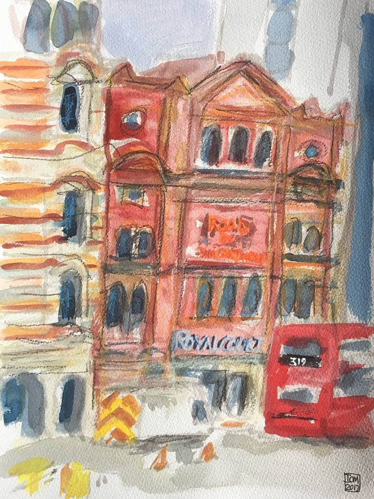 London #6 First Iteration Drawing by Ian Males | Saatchi Art