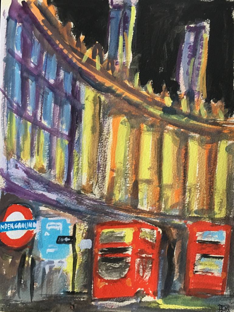 London #35 First Iteration Drawing by Ian Males | Saatchi Art