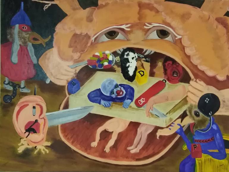 Living with borderline personality Disorder! Painting by Corinne Hamer ...