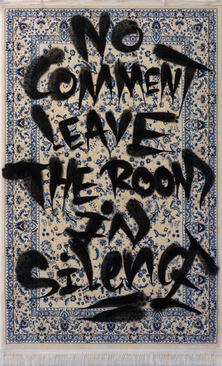 No Comment Leave The Room In Silence Painting by kaili smith | Saatchi Art