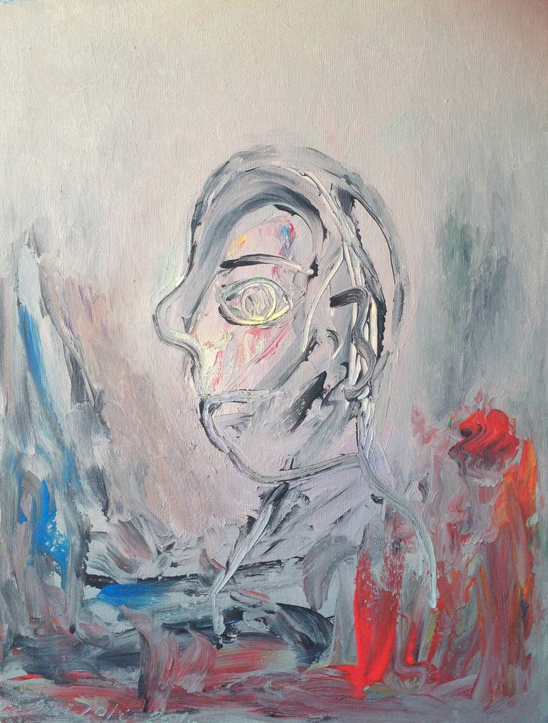 Edi Rama - Portrait Painting by Alqi Loli | Saatchi Art