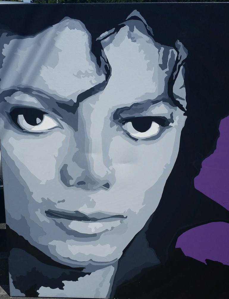 King of Pop Culture - A Michael Jackson Portrait Painting by Nina ...