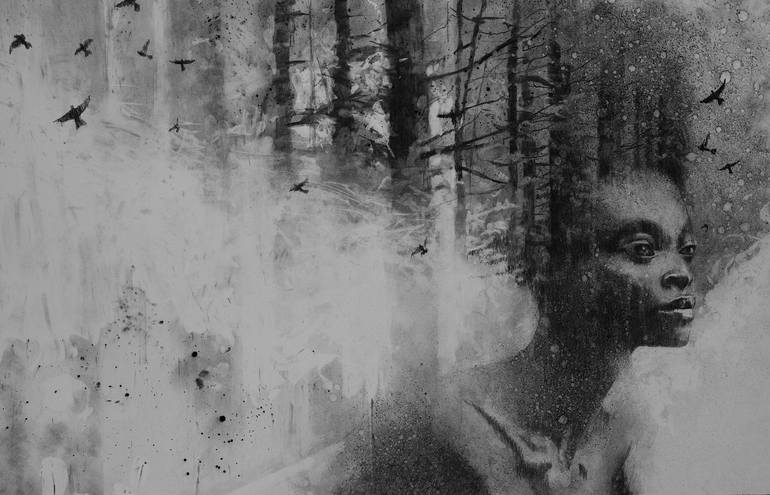 MOTHER NATURE Drawing by Paul Howe | Saatchi Art